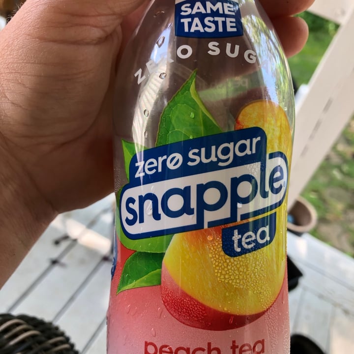 Snapple Zero sugar peach tea Review | abillion