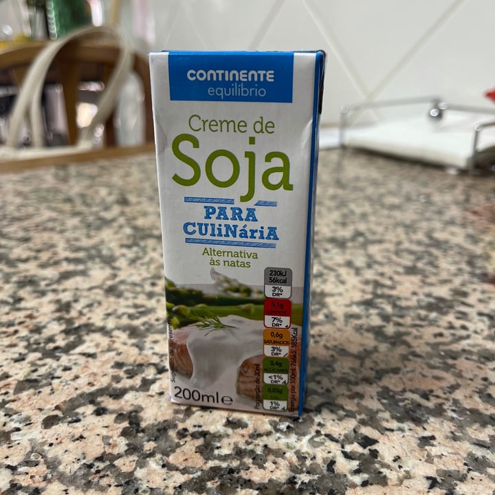 Continente Equilíbrio Soya Cream Review | abillion