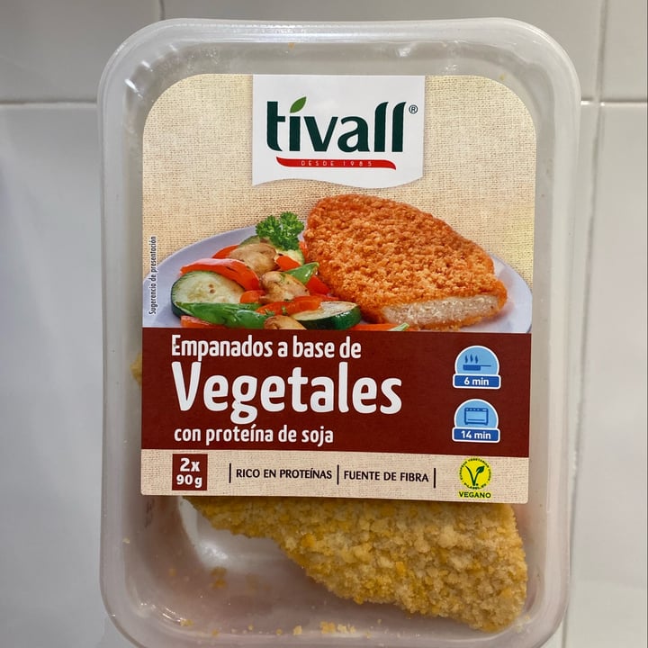 Tivall Empanados a base de vegetales con proteína de soja (Vegano ...