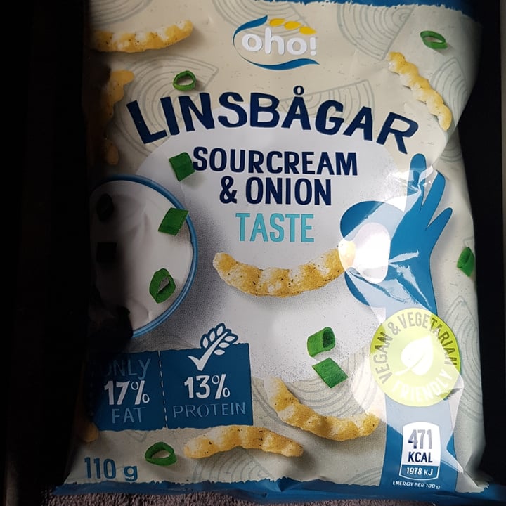 Oho! Sourcream & Onion Lentil Chips Review | abillion