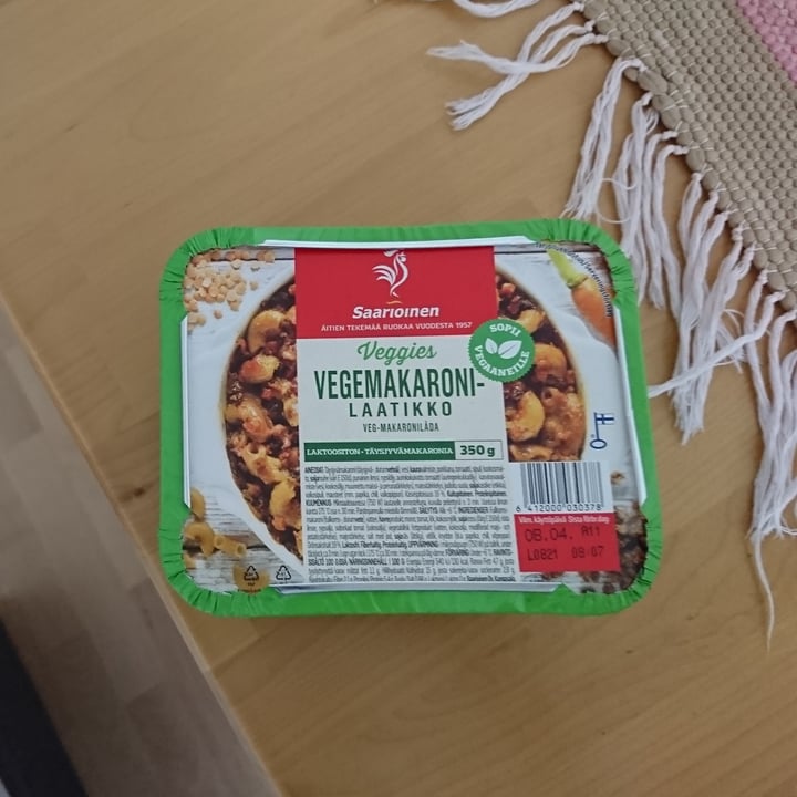 Saarioinen Vegemakaronilaatikko Review | abillion