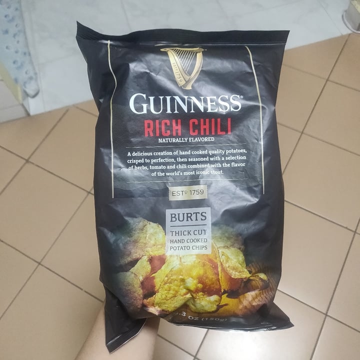 Burts Guinness Rich Chili Potato Chips Review | abillion