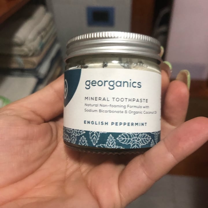 Georganics English Peppermint Natural Toothpaste Review | abillion