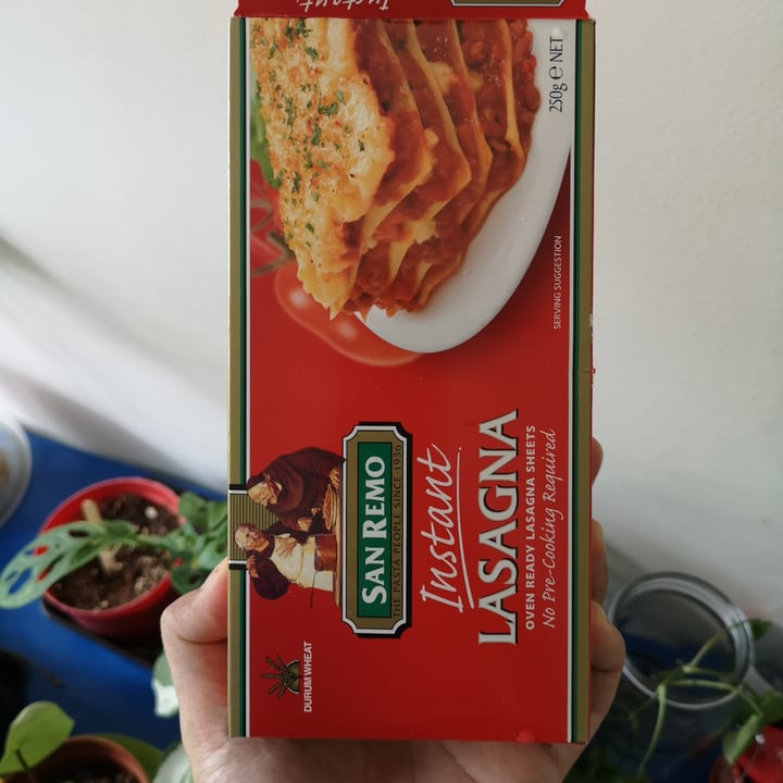 San Remo Instant Lasagna Sheets Review | abillion