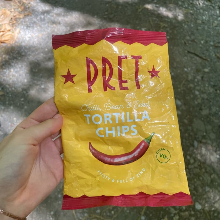 Pret A Manger Chilli, Bean and Seed Tortilla Chips Review | abillion
