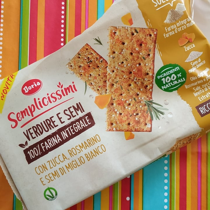I semplicissimi doria Crackers Verdura e Semi Review | abillion