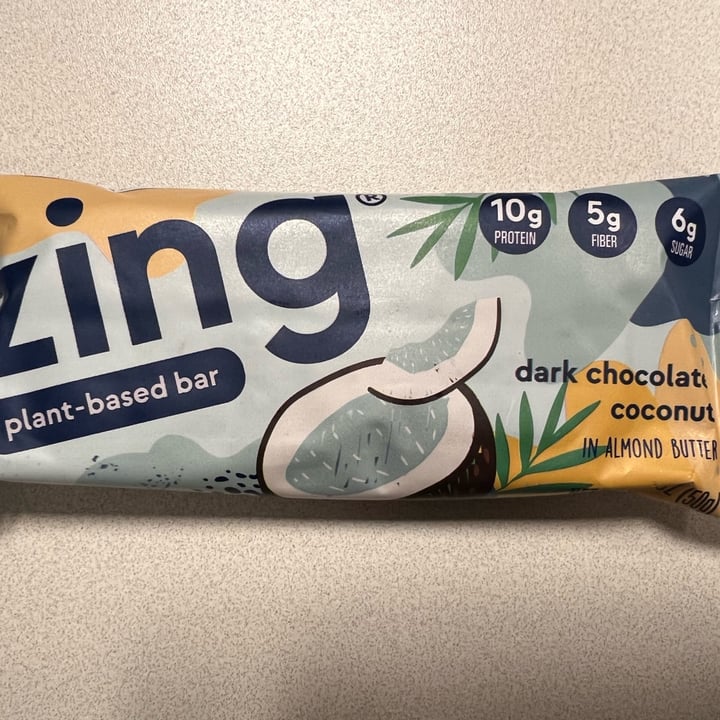 Zing Dark Chocolate Coconut Plant Based Bar Review | abillion