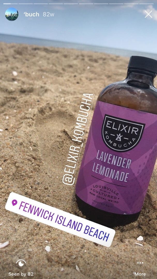Elixir kombucha Lavender lemonade kombucha Review | abillion