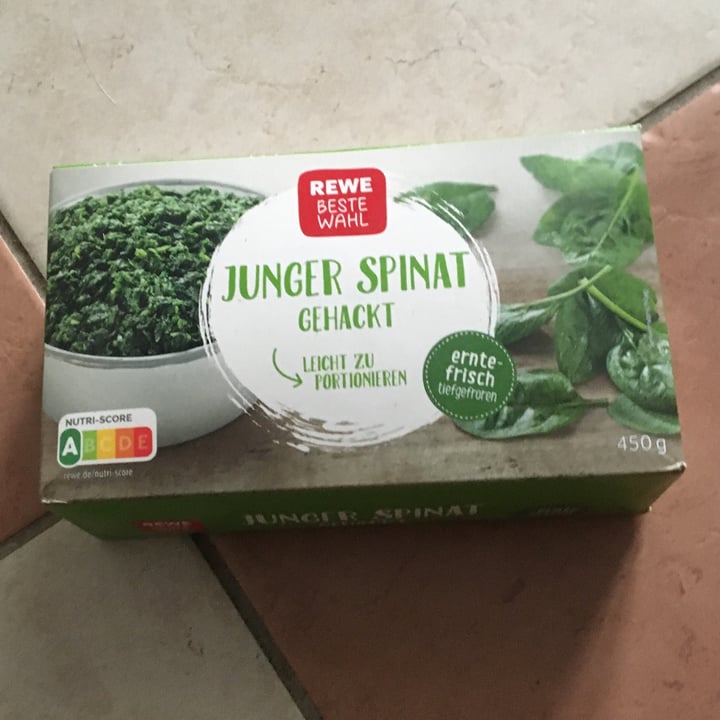 REWE Beste Wahl Junger Spinat gehackt Review | abillion