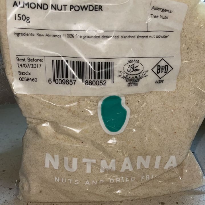 Nutmania Almond nut powder Review | abillion