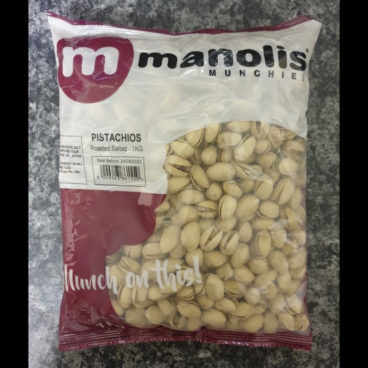 Manolis munchies Pistachios Review | abillion