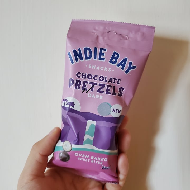 Indie Bay Snacks Chocolate Pretzels Dark Review | abillion