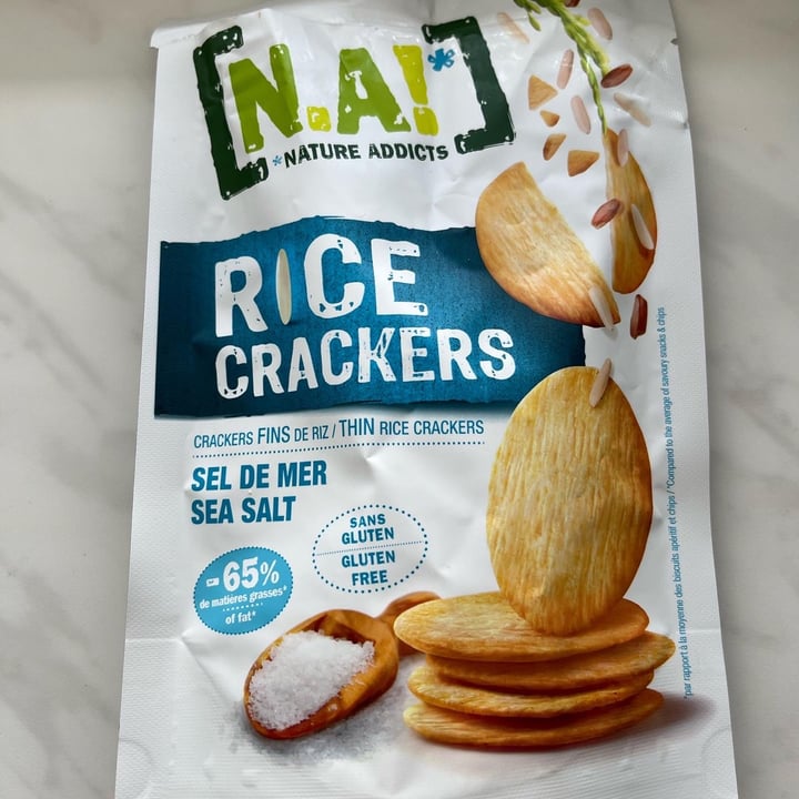 Nature Addicts (N.A!) Rice Crackers Sea Salt Review | abillion