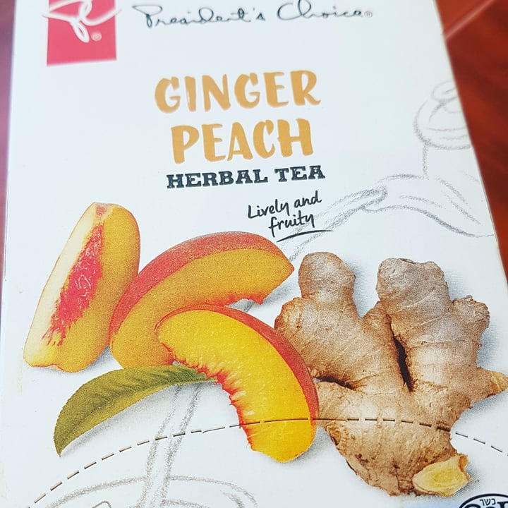 President's Choice Ginger Peach Herbal Tea Review | abillion