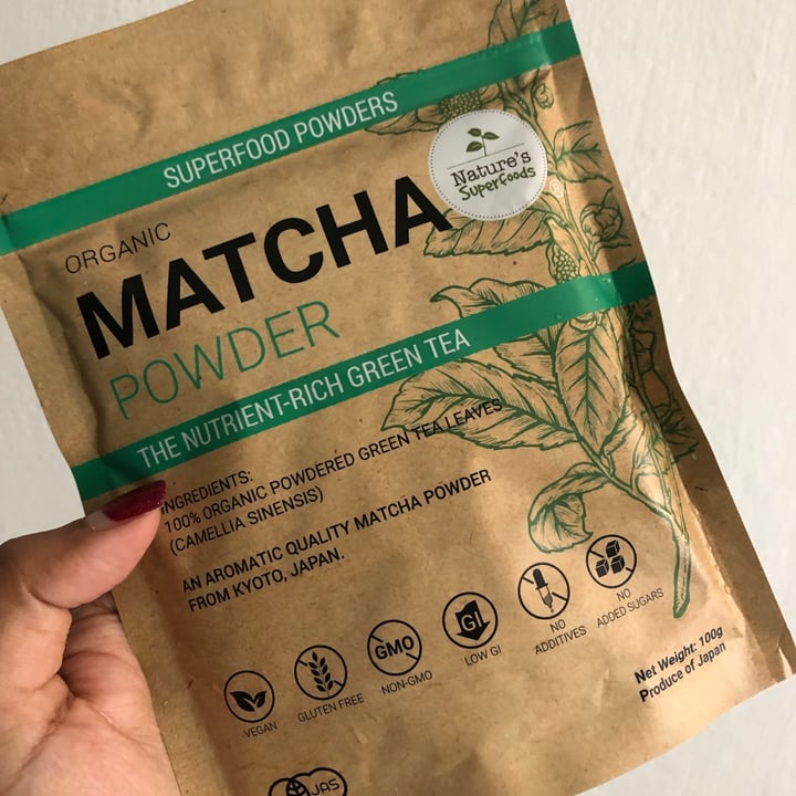 Nature's Superfoods Organic Matcha Powder Review | abillion