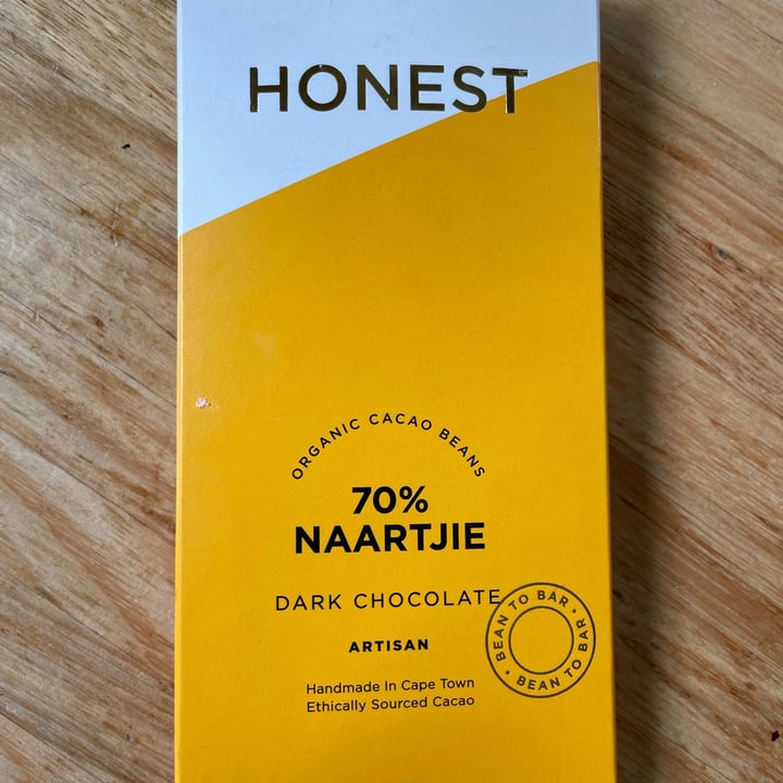 Honest Chocolate 70% Naartje Dark Chocolate Review | abillion