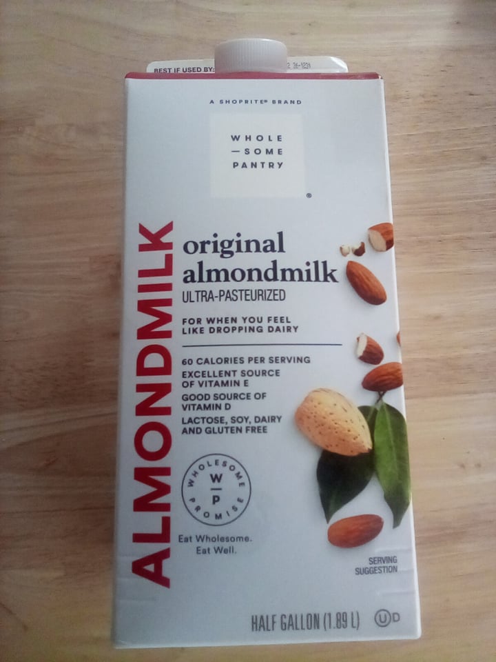 Wholesome Pantry Original almond milk Review | abillion