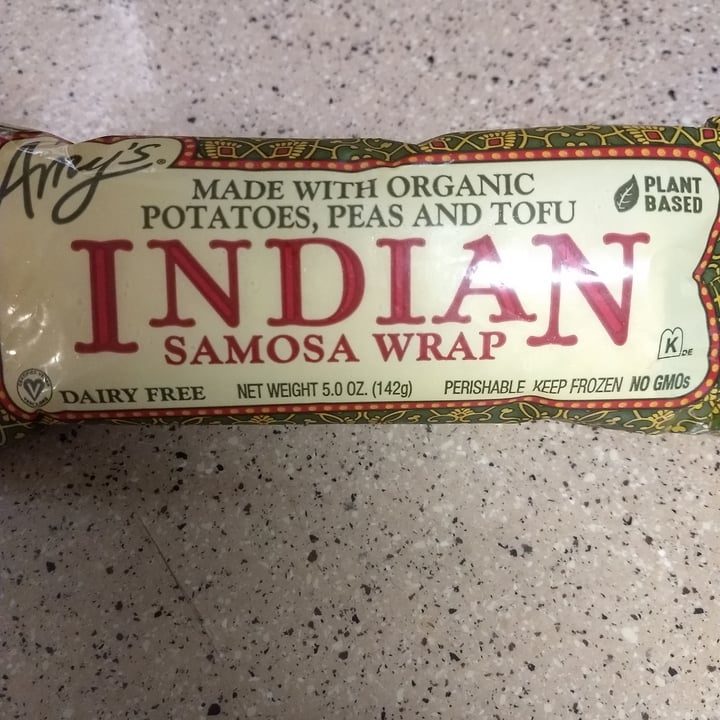 Amy’s Indian samosa wrap Review | abillion