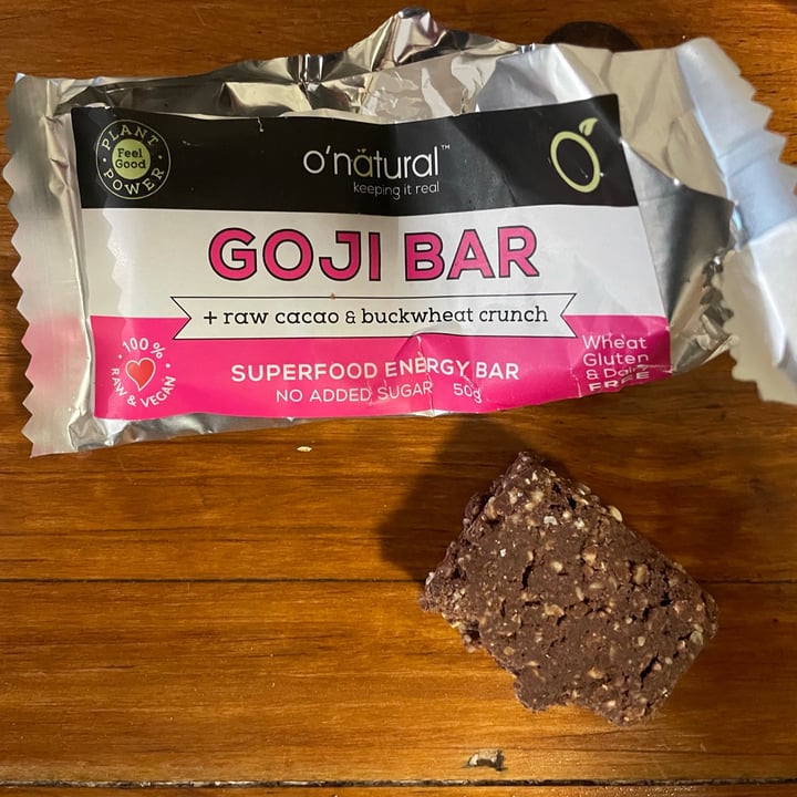 O’Natural Goji bar Review | abillion