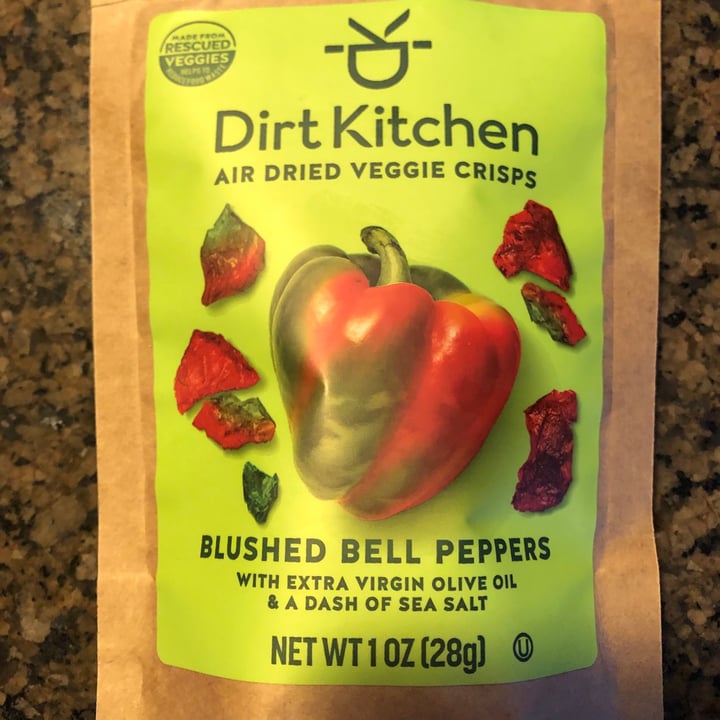 Dirt kitchen snacks Blushed bell pepper crisps Review | abillion