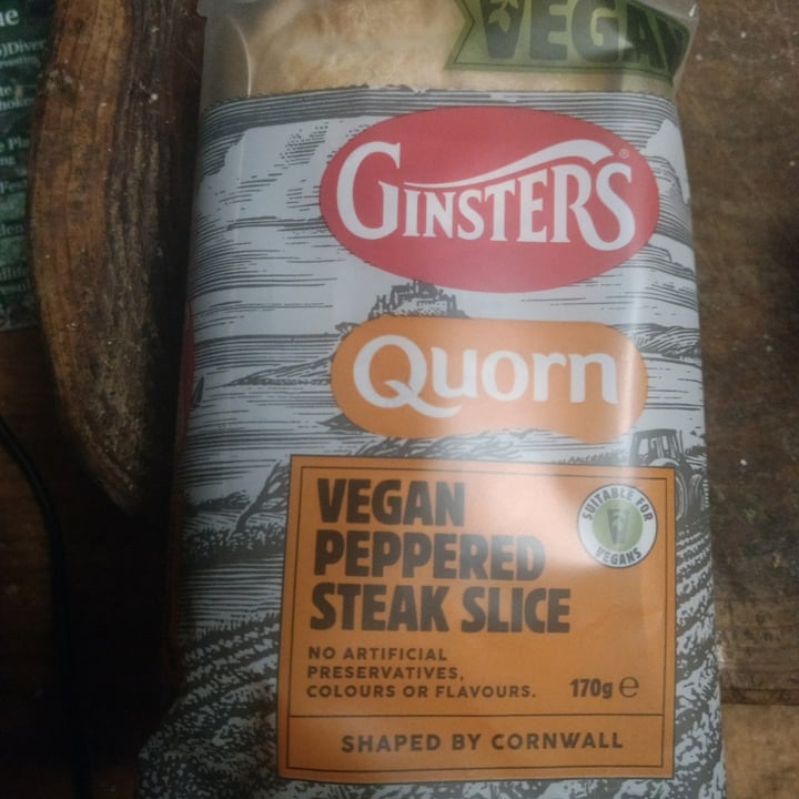 Ginsters Quorn Vegan Peppered Steak Slice Review | abillion