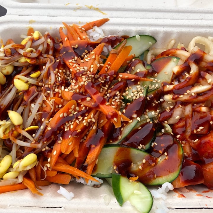 True kimchi Bibimbap vegan Review | abillion