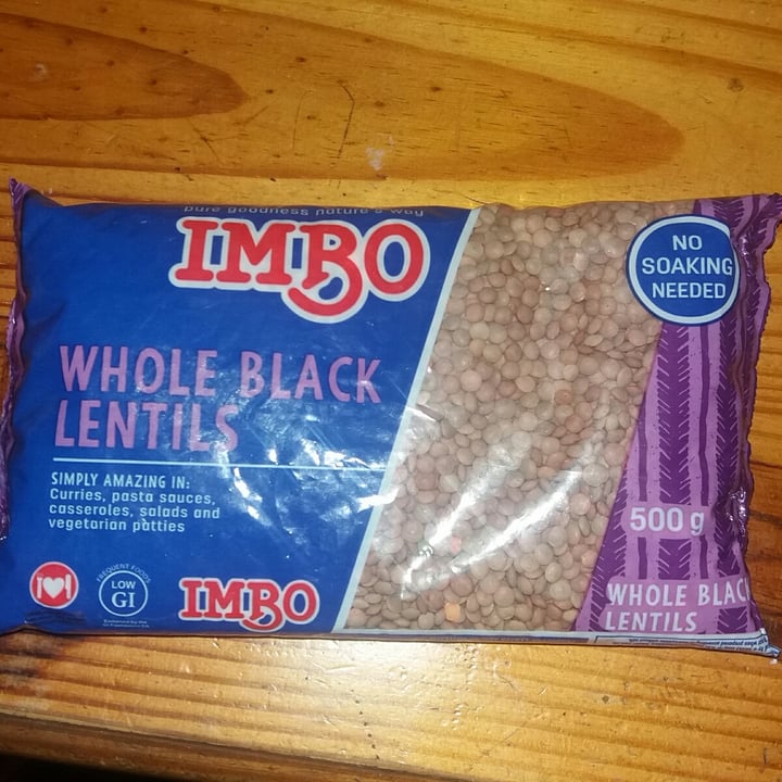 IMBO Whole black lentils Review | abillion