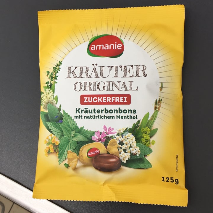 amanie Kräuterbonbons Original zuckerfrei Review | abillion