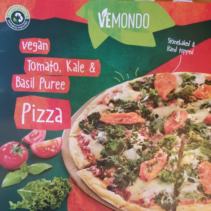Vemondo Vegan Tomato Kale and Basil Purée Pizza Review | abillion