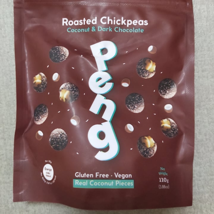 Peng Peng Roasted chickpea Coconut & Dark Chocolate Review | abillion