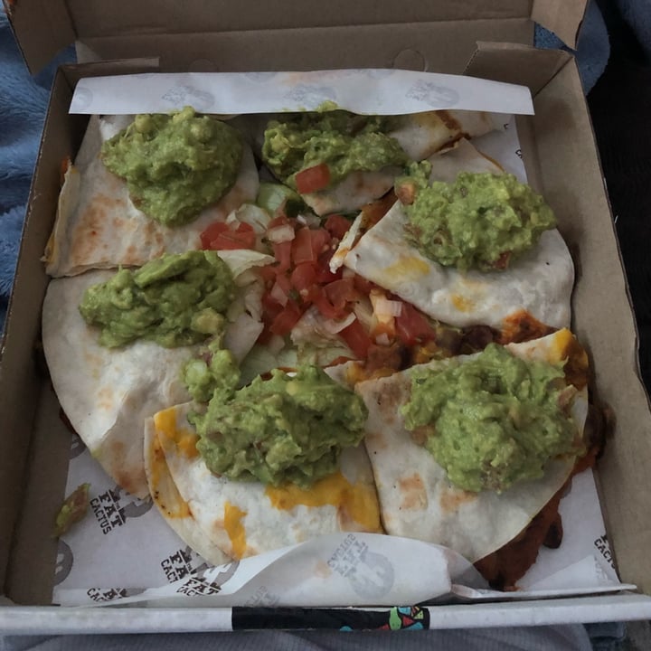 The Fat Cactus Woodstock Cape Town, South Africa Vegan Quesadilla With ...