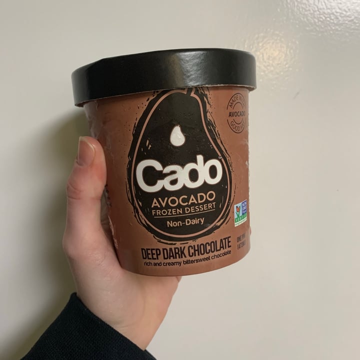Cado Avocado Ice Cream Deep Dark Chocolate Frozen Dessert Review | abillion