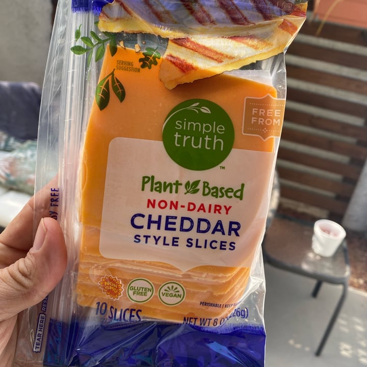 Simple Truth Plant Based Cheddar Slices Review | abillion