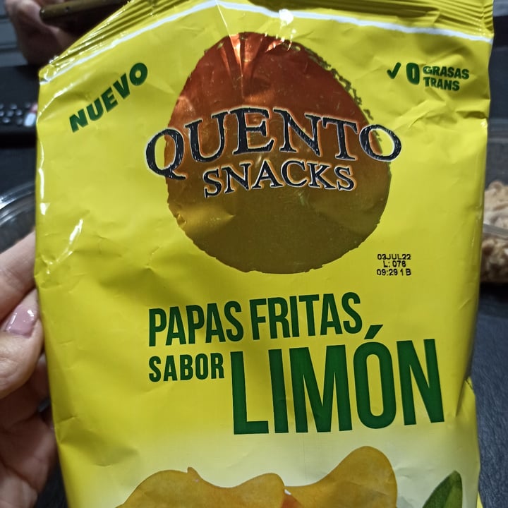 Quento Snacks Papas fritas sabor LIMÓN Review | abillion