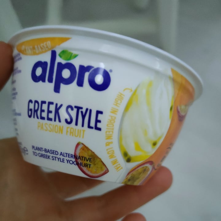 Alpro Greek Style High Protein Passion Fruit Yoghurt Review | abillion