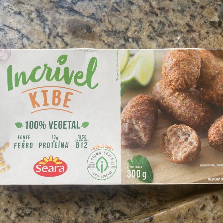 Seara Incrível Kibe 100% vegetal Review | abillion