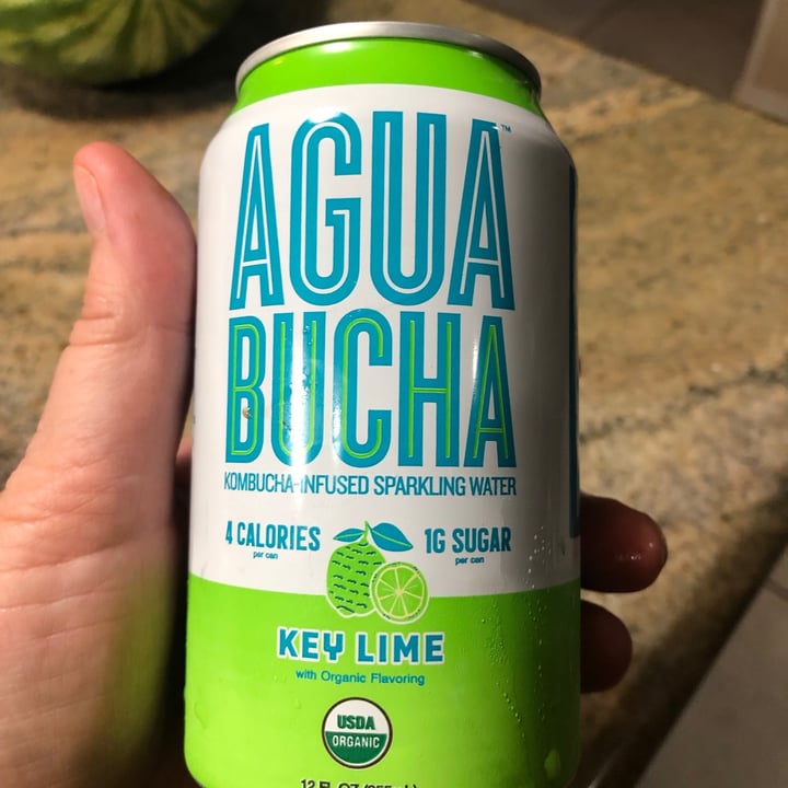 Agua bucha Key Lime Kombucha Infused Sparkling Water Review | abillion