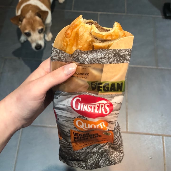 Ginsters Quorn Vegan Peppered Steak Slice Review | abillion