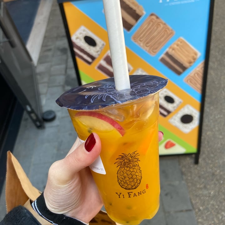 Yifang Taiwan Fruit Tea Mango Passion Fruit Tea Review | abillion