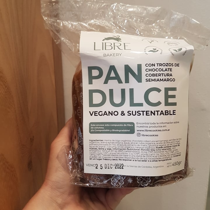Libre Vegan Bakery Pan Dulce con Trozos de Chocolate Semi Amargo Review ...