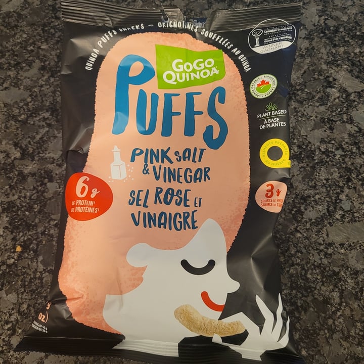 GoGo Quinoa Pink Salt & Vinegar Puffs Review | abillion