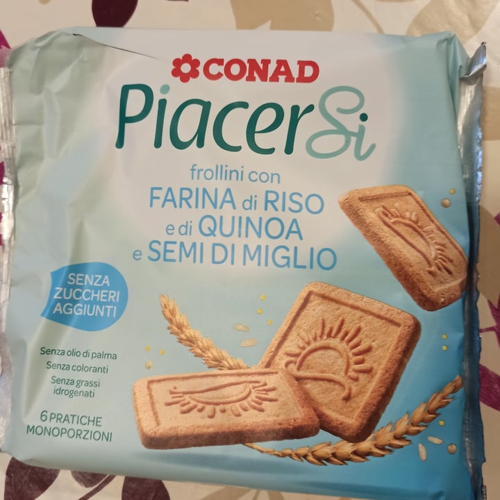 Piacersi | Conad Frollini con farina di riso, quinoa e semi di miglio ...