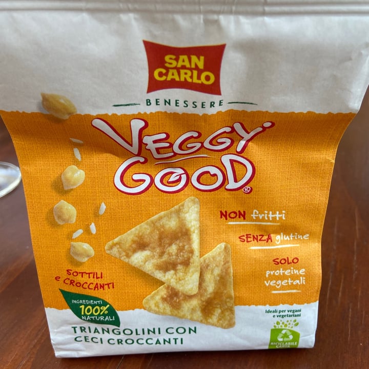 SAN CARLO Benessere Veggy Good Triangolini con riso e tre legumi Review ...