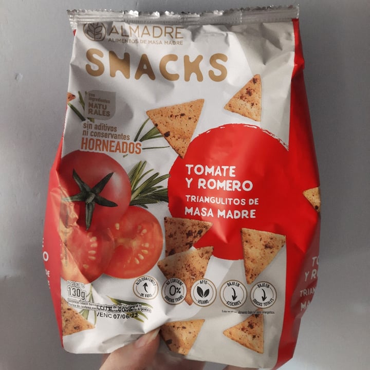 Almadre Triangulitos De Masa Madre Sabor Tomate Y Romero Review | abillion
