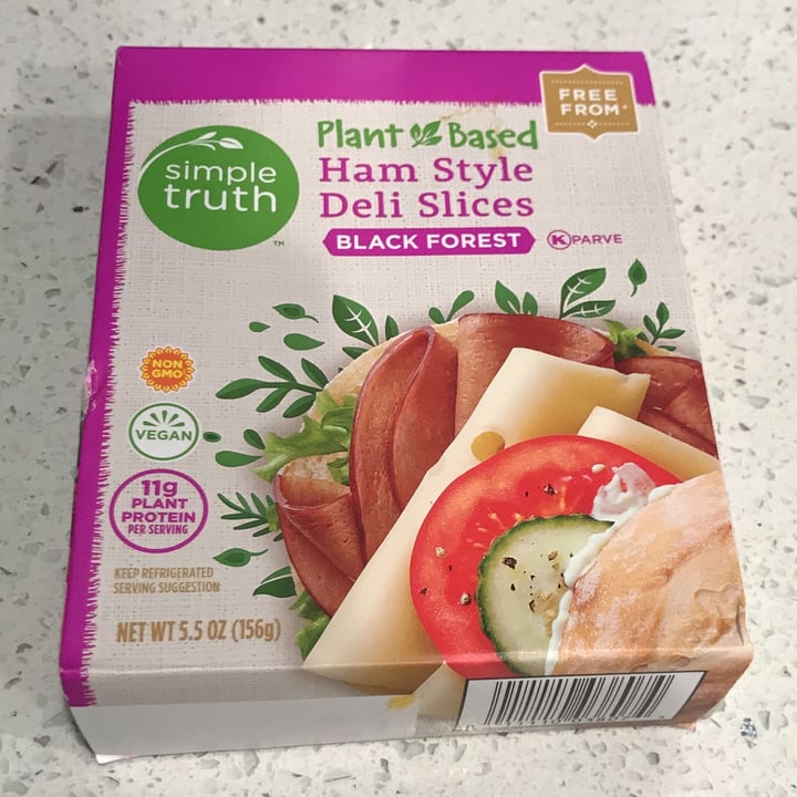 Simple Truth Plant Based Ham Style Deli Slices: Black Forest Review ...