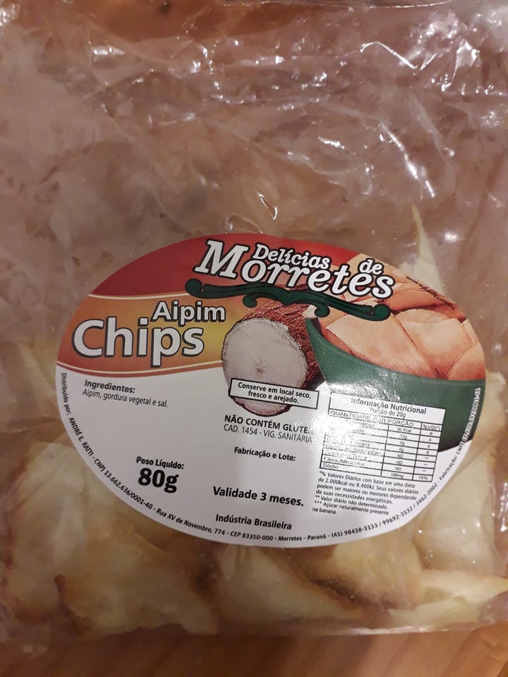 Delícias de Morretes Chips de Aipim Review | abillion