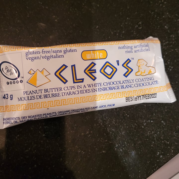 Go Max Go Foods GO MAX GO WHITE CLEO'S PEANUT BUTTER CUPS Review | abillion