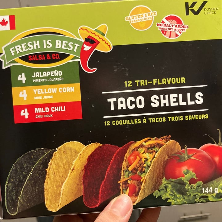 Fresh is best 12 Tri-flavour Taco Shells Review | abillion