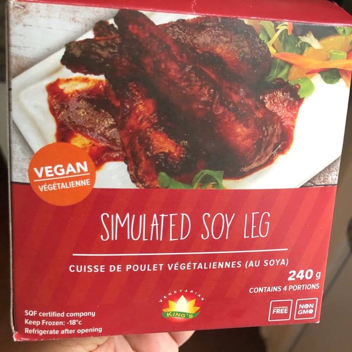 Kings Vegetarian Simulated Soy Leg Review | abillion