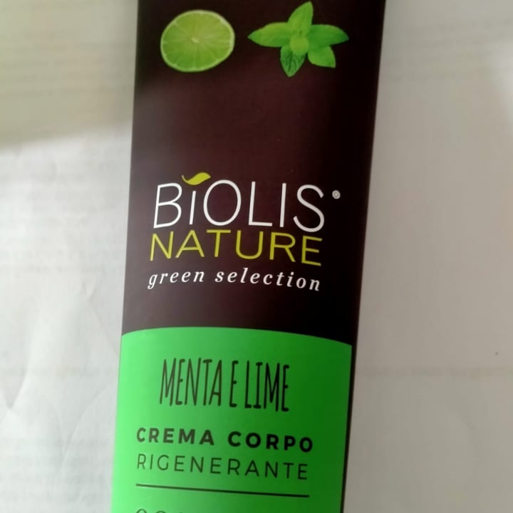 BIOLIS NATURE green selection MENTA E LIME Crema corpo rigenerante ...